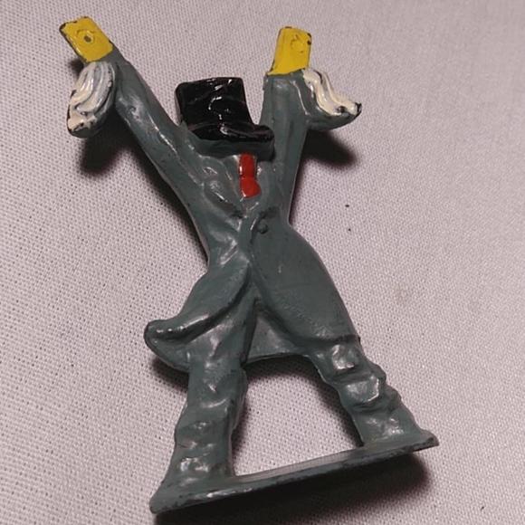 Vintage Metal Man Figure | Toys | Vintage Metal Celebrating Man Figure ...